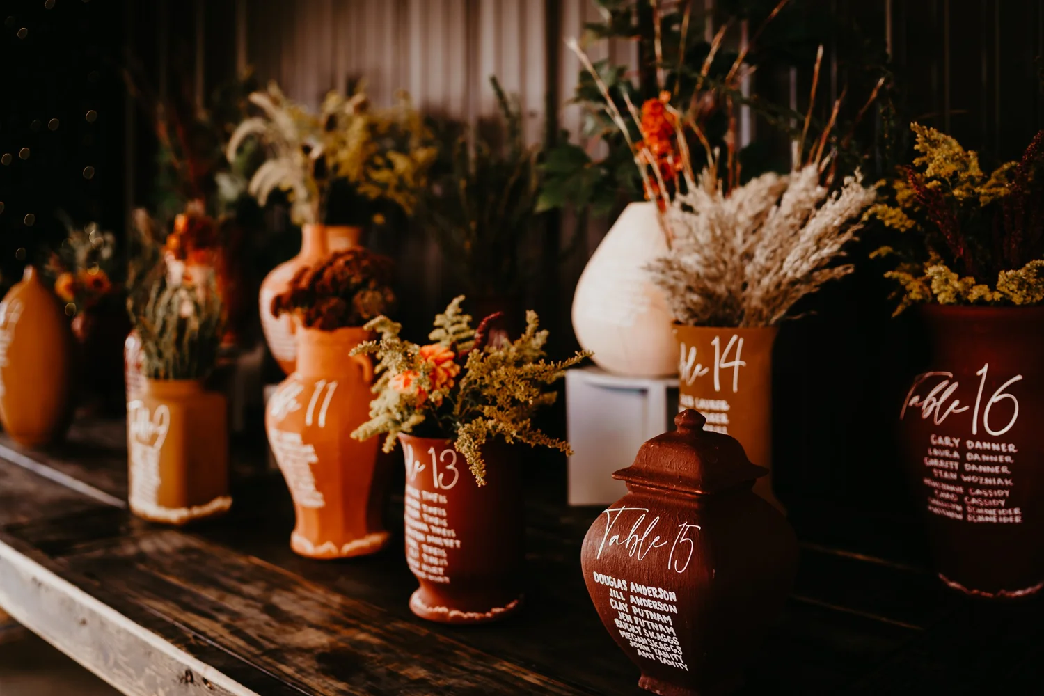 How-To: DIY Clay, Pot Wedding Table Numbers — Julia Brown Photo