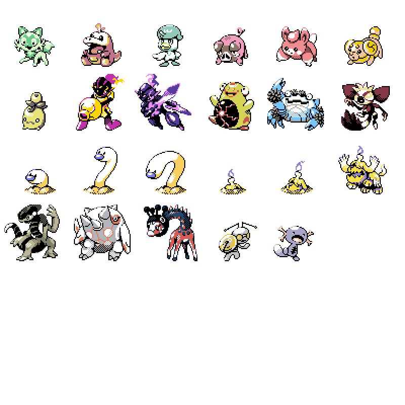 Pokemon Sprites Shiny