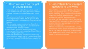 The Four Big Ideas of Ministry to Children, Young People and their ...