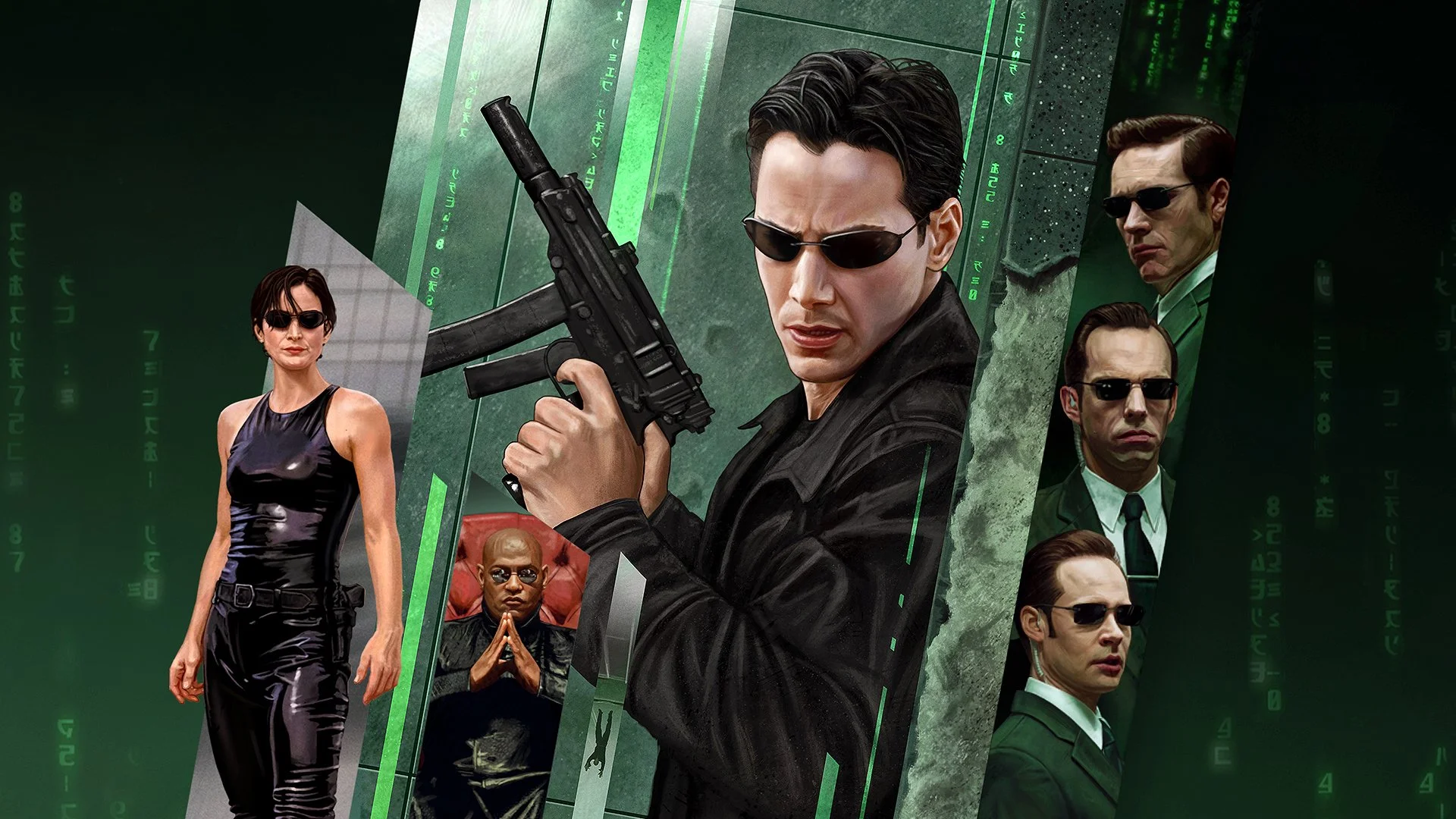 The Matrix alternative movie poster — Richard Philpott Art The Matrix alternative movie poster — Richard Philpott Art