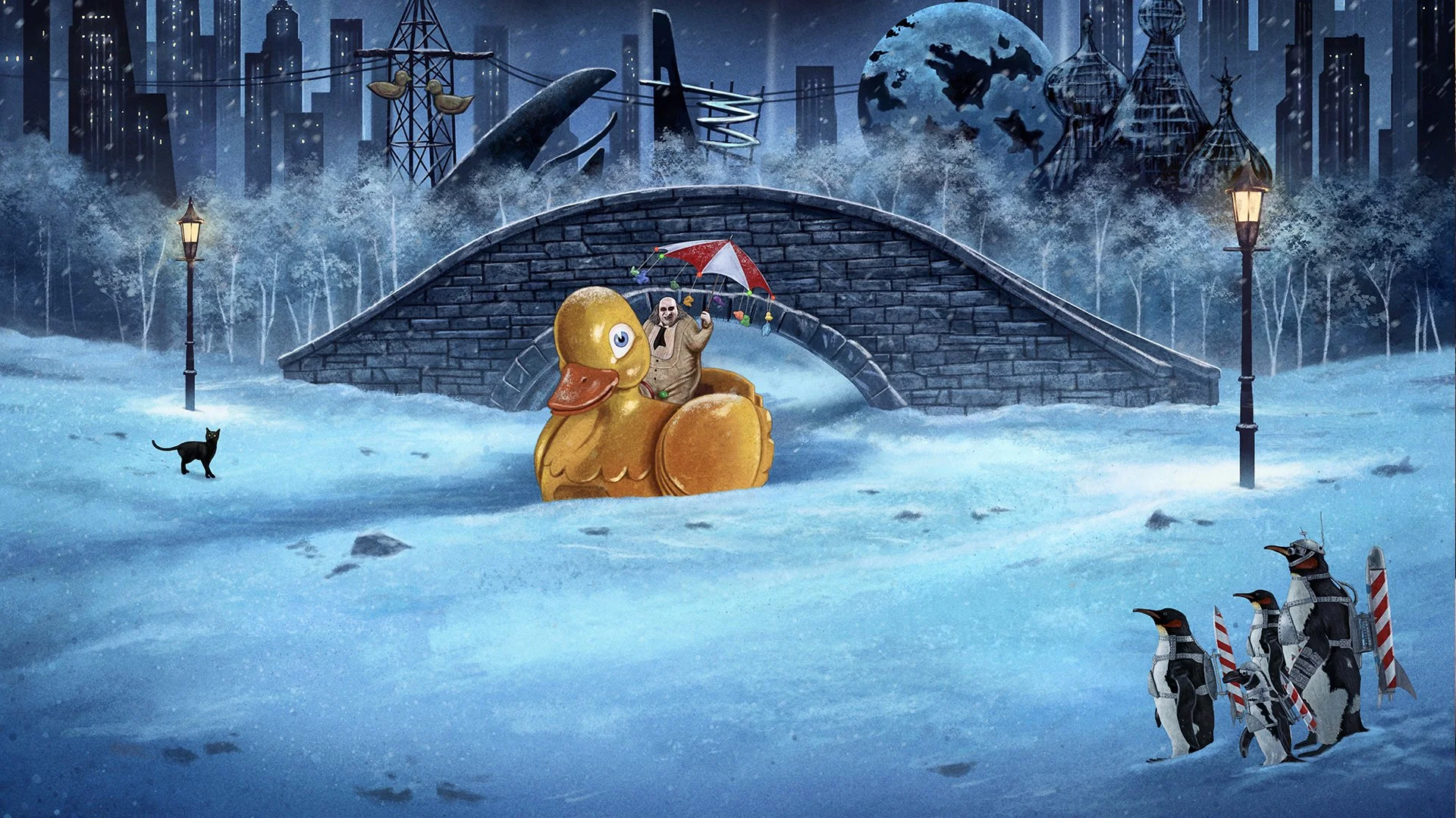 Batman Returns alternative movie poster — Richard Philpott Art