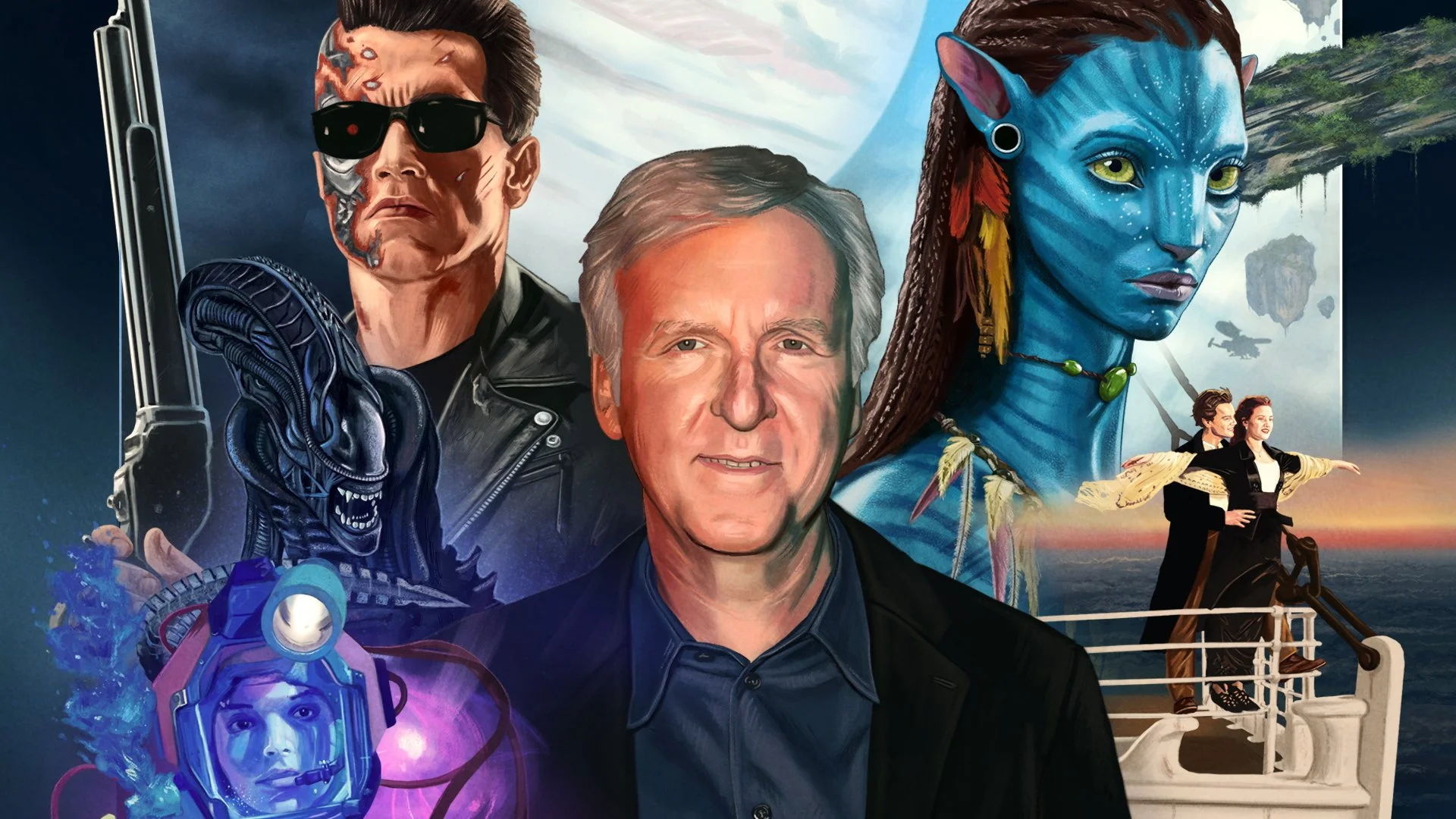 Les Avatars de James Cameron Book Cover — Richard Philpott Art
