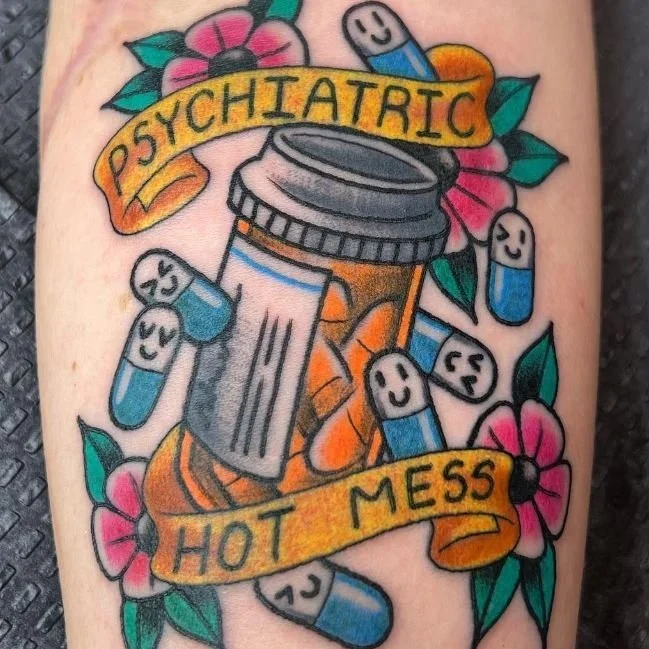 Pill Bottle Tattoos