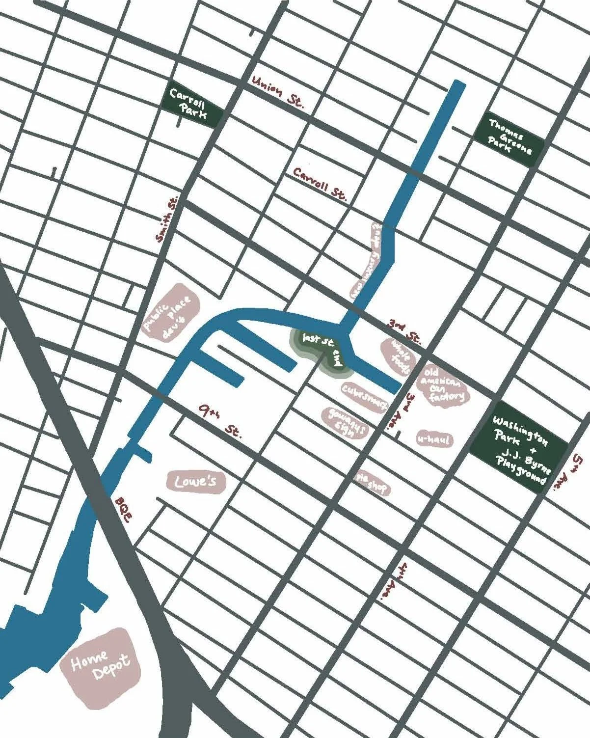 Maps of Gowanus — Jordan Packer