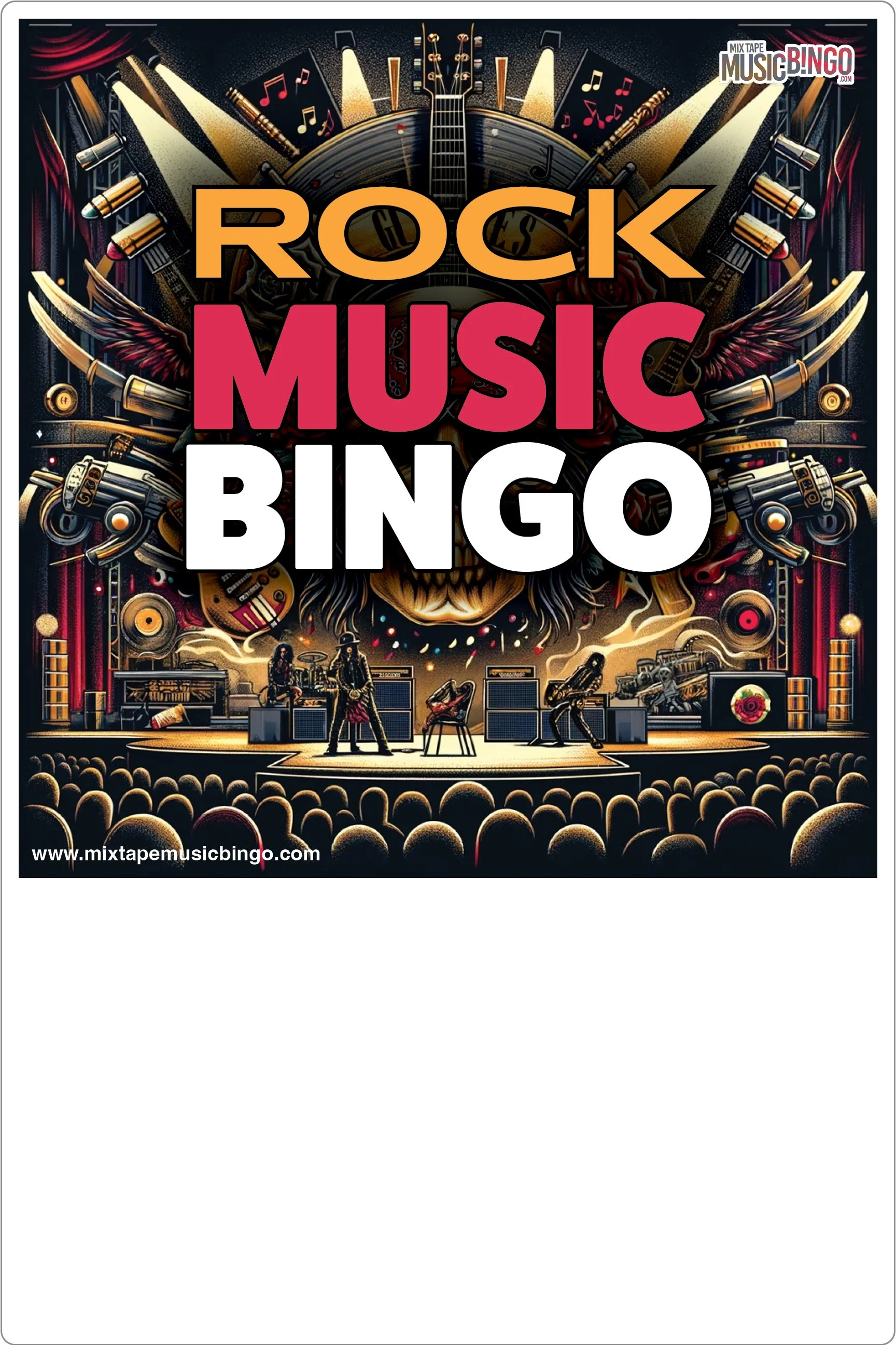 Ready Made Designs — Mix Tape Music Bingo