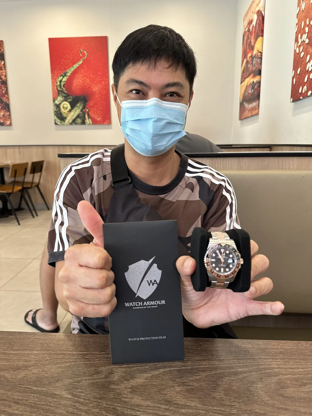 Watch Protection Film Installation in Singapore