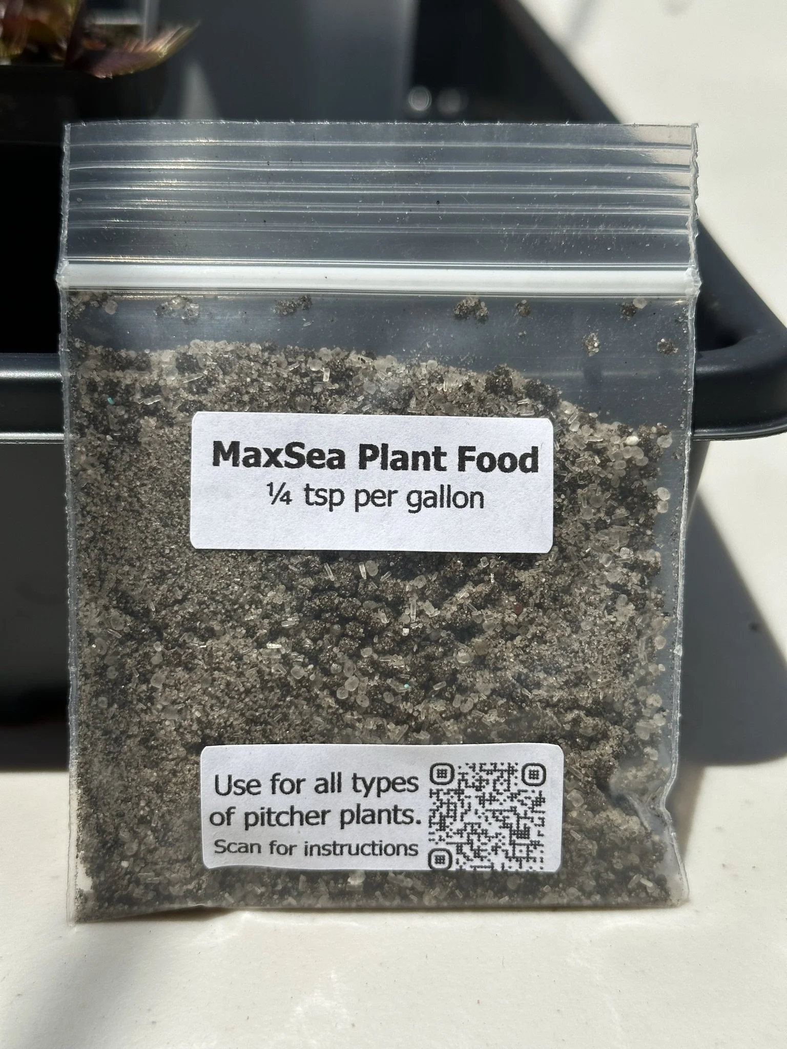 Carnivorous Plant Food (MaxSea) - The Bog Store — Bogman Plantenstein