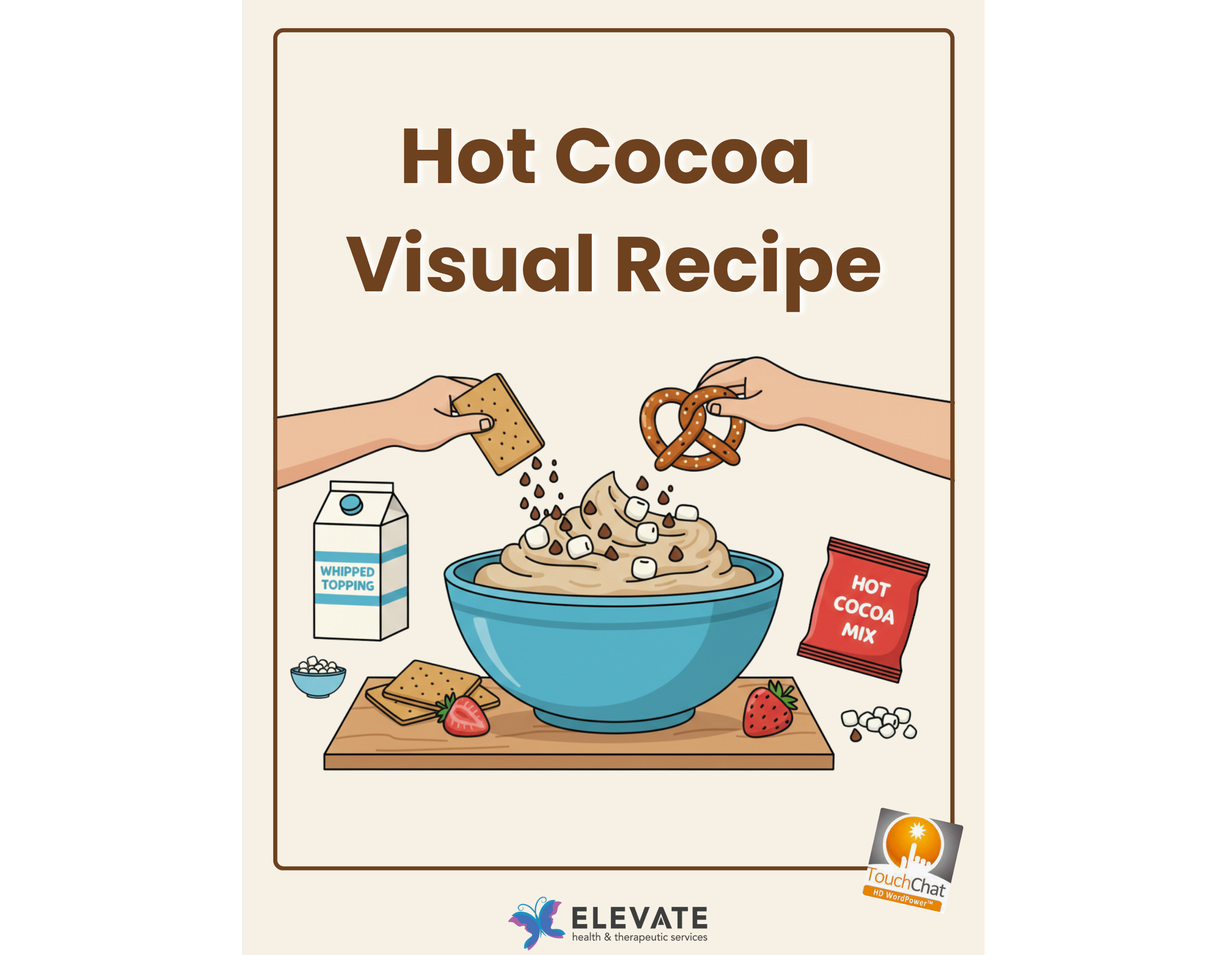 Hot Cocoa Visual Recipe (WordPower) — Elevate Health & Therapeutic Services