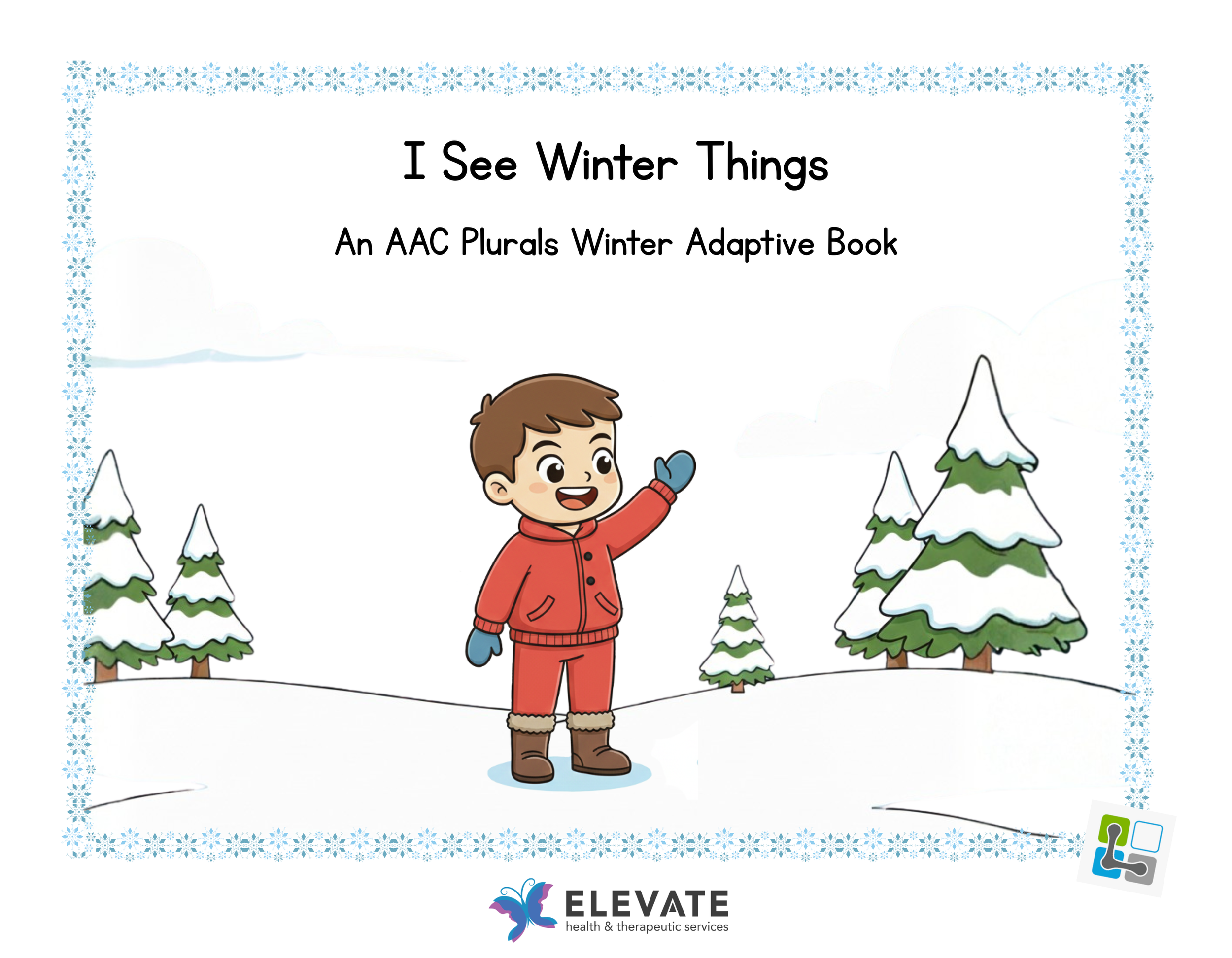 I See Winter Things – Plurals Vocabulary AAC Adapted Book (LAMP ...