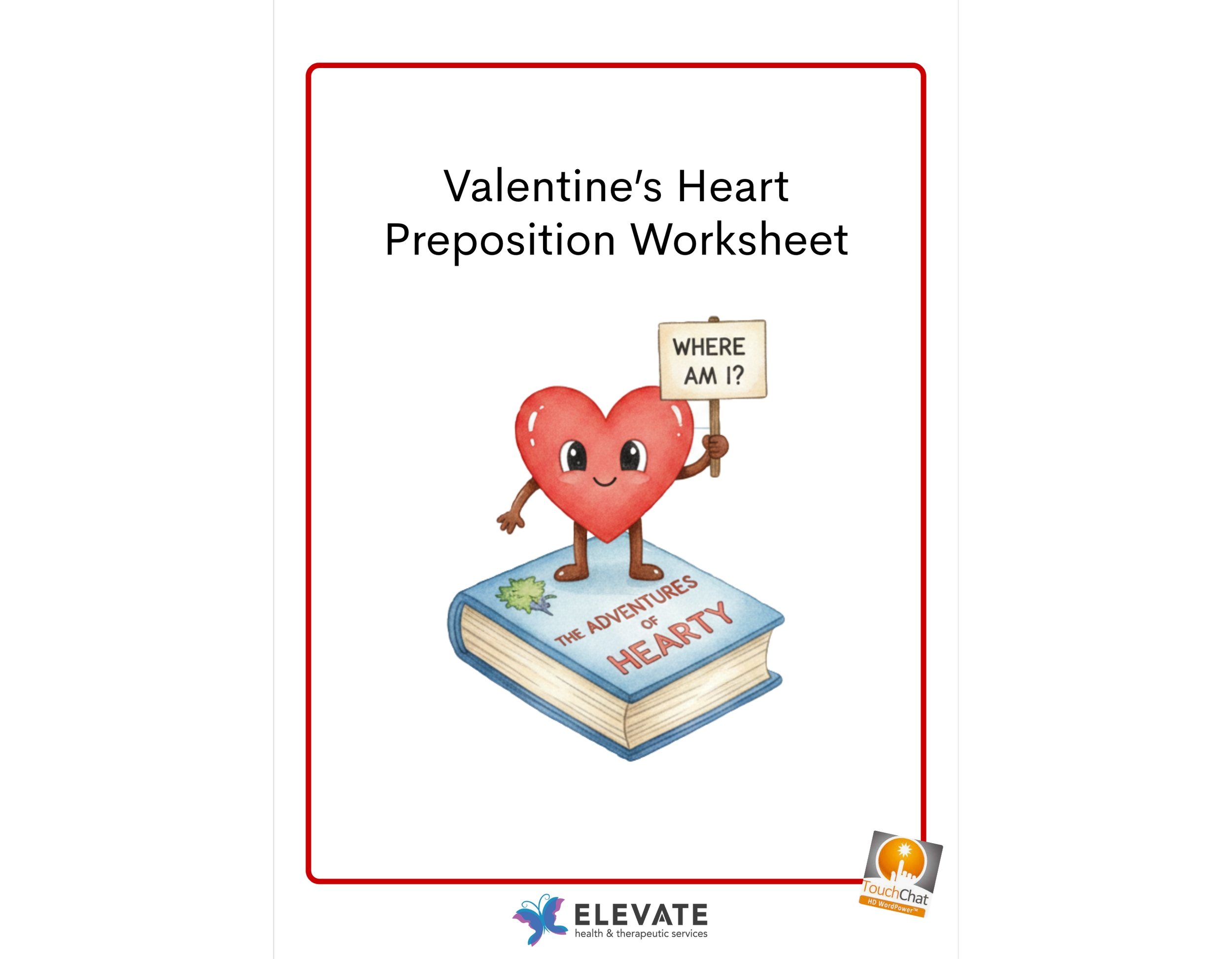 Valentine-Themed AAC Adapted Bundle (LAMP) — Elevate Health ...