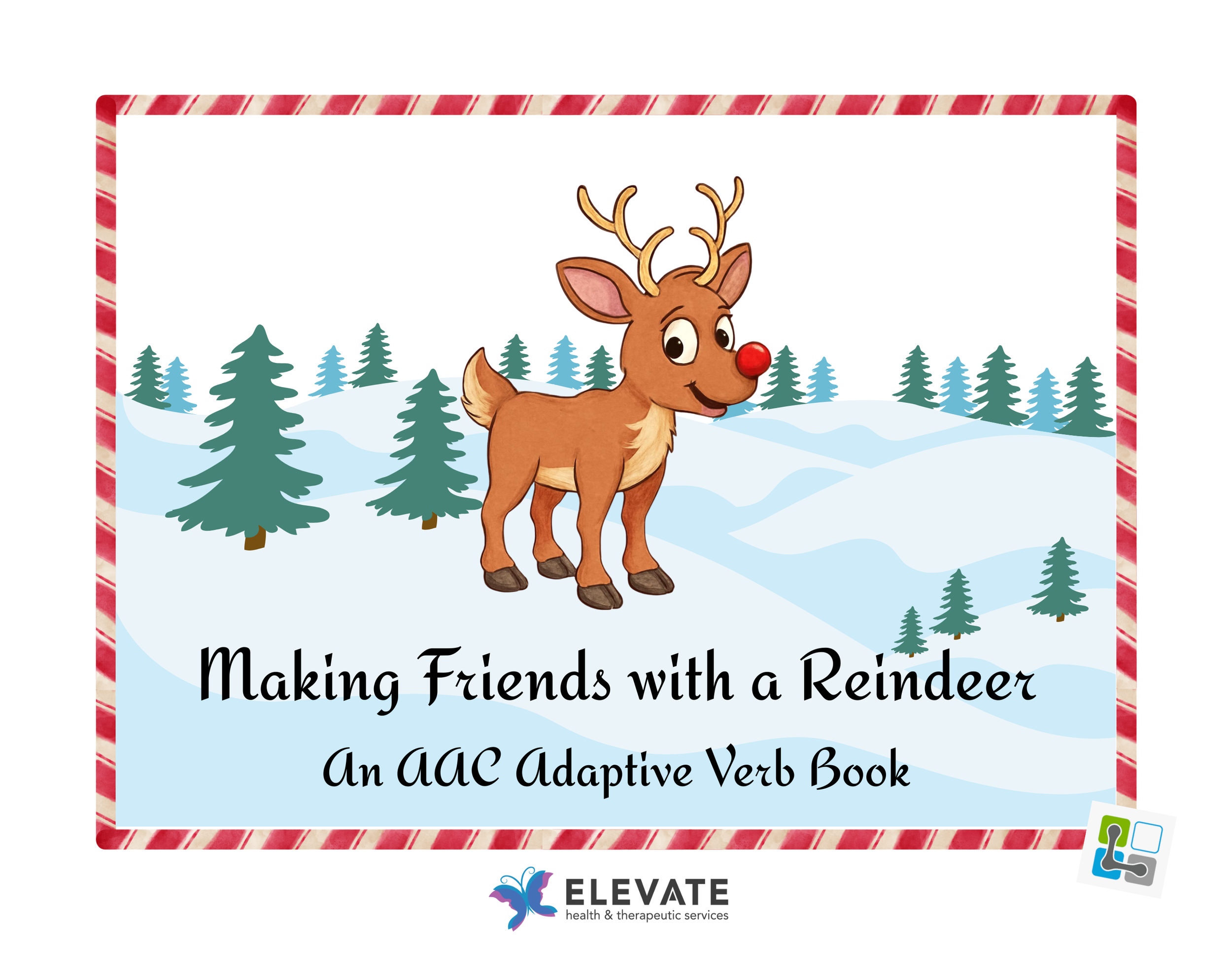 Making Friends with a Reindeer – An AAC Adaptive Verb Book (LAMP ...
