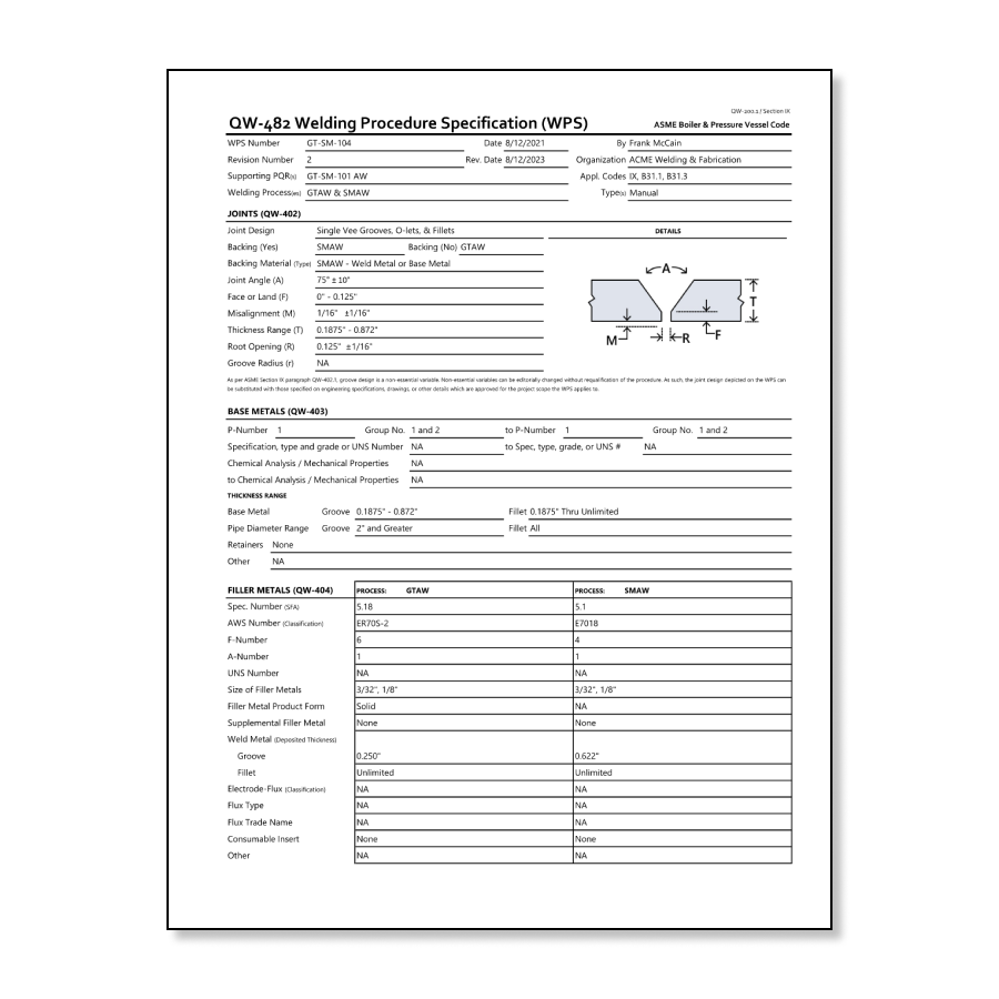 Weld Joint Terminology — QUALITY INSPECTION FORMS