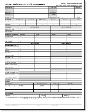 AWS Welding Symbols — QUALITY INSPECTION FORMS
