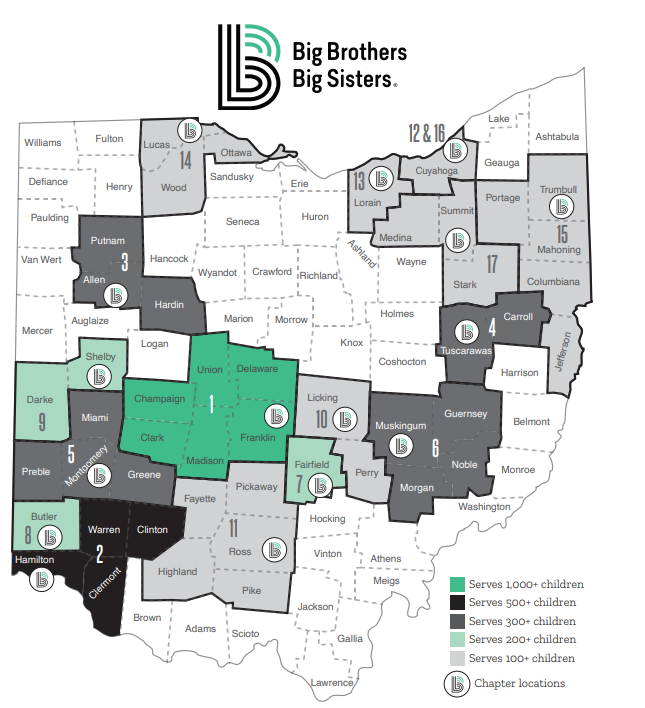 Agency Locations — Big Brothers Big Sisters Ohio