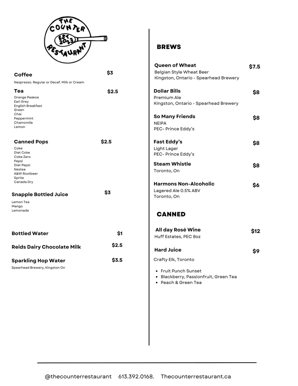 . The Counter Restaurant - "Good food, Done Right" | Lunch | Soups ...