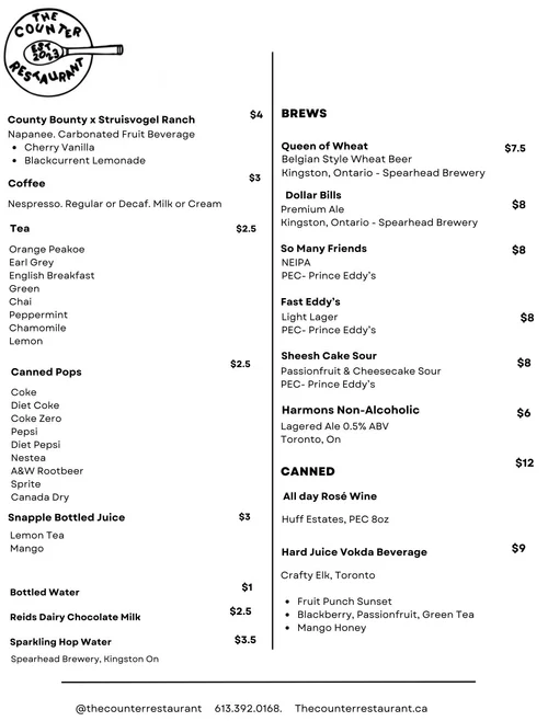 . The Counter Restaurant - "Good food, Done Right" | Lunch | Soups ...