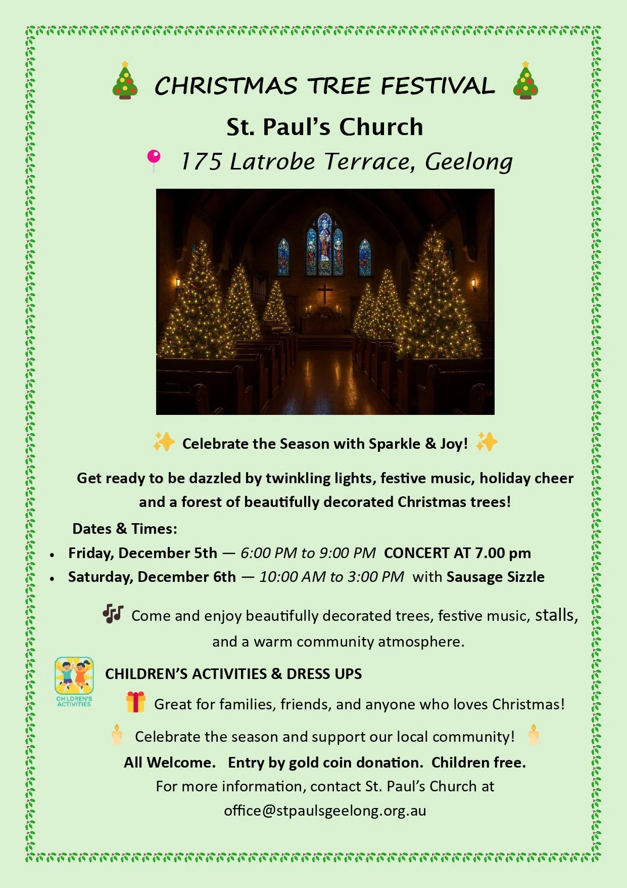 Christmas Tree Festival — St Pauls Anglican Geelong