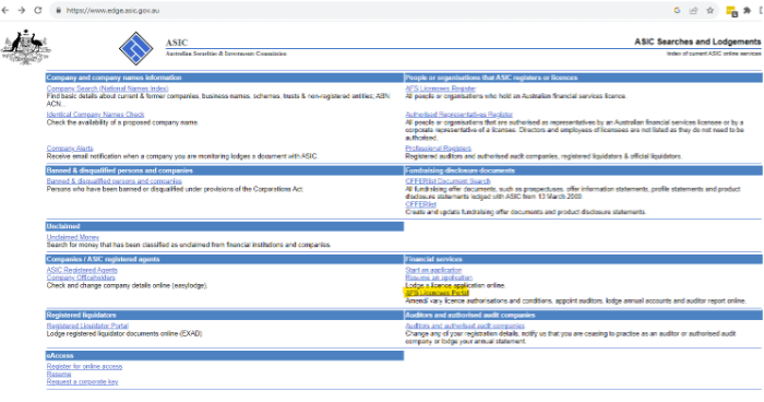 A Guide to ASIC Portals — Assured Support