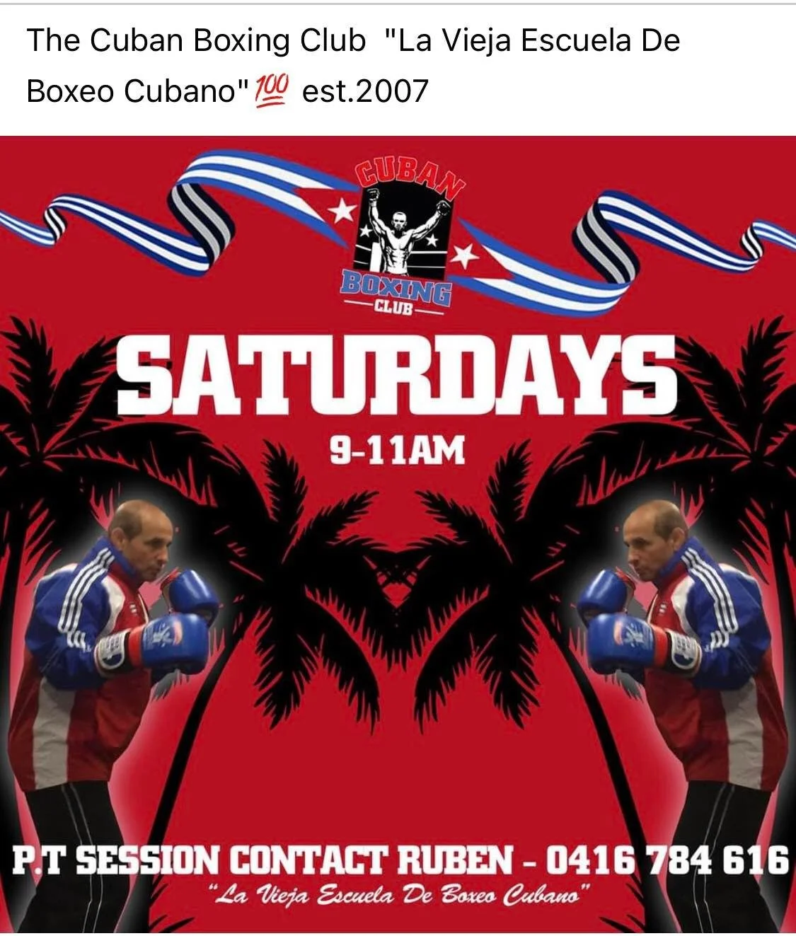The Cuban Boxing Club, Perth