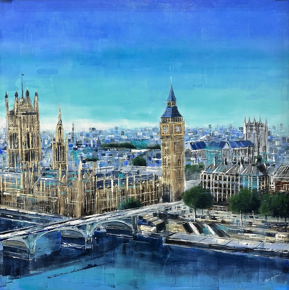 London Skyline Painting