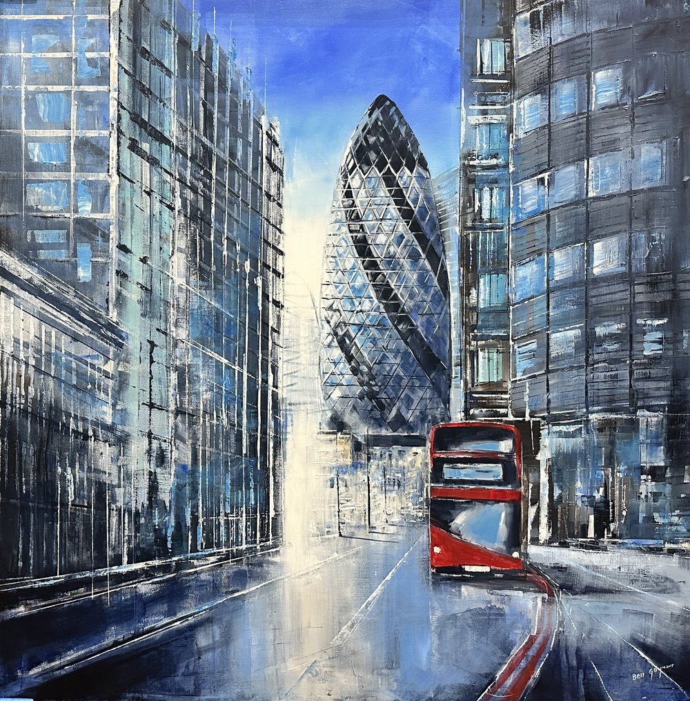 London Skyline Painting