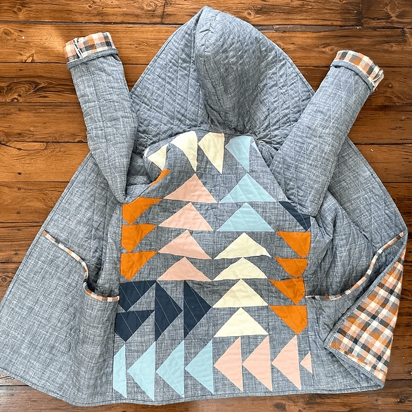 Quilt coats that I’ve made - Part 3 (the hooded mammoth flannel one ...
