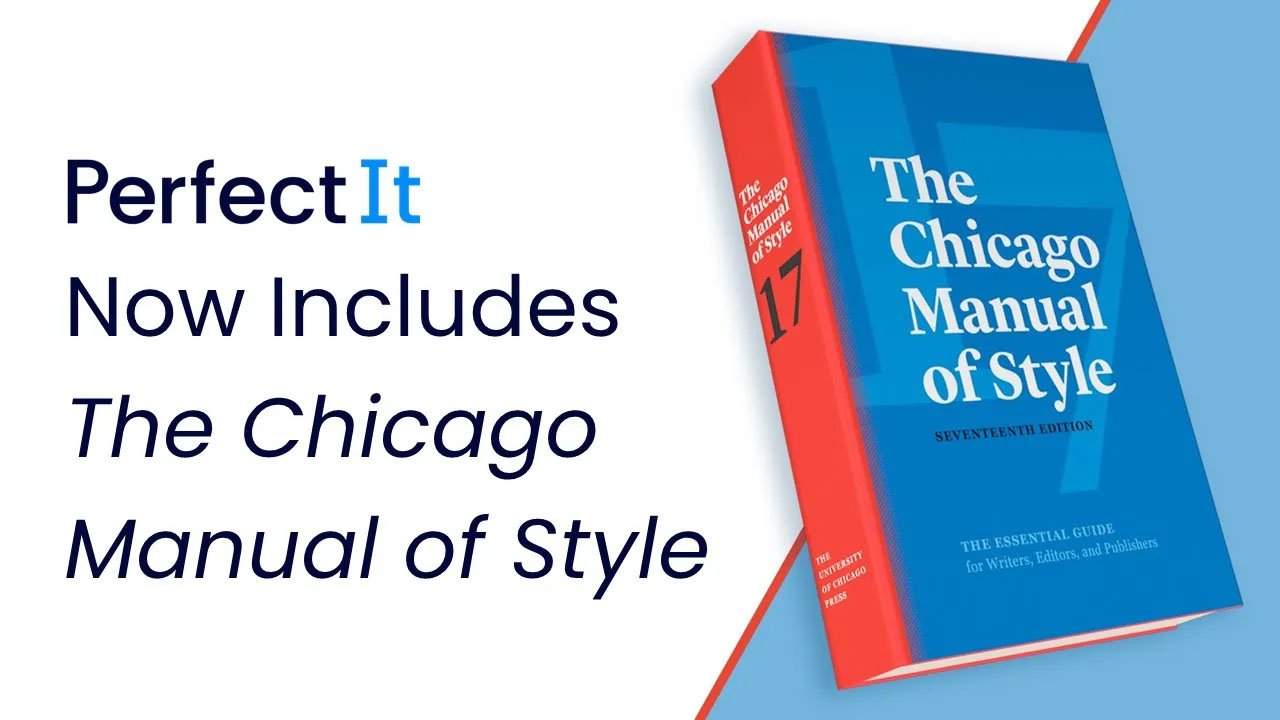 Chicago Manual of Style for PerfectIt | PerfectIt
