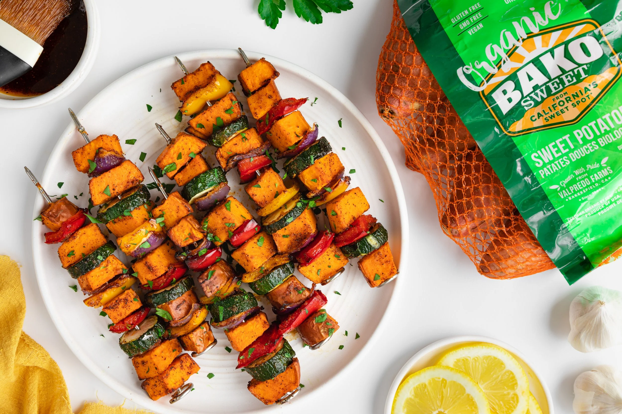 Grilled Sweet Potato Kebabs — Bako Sweet