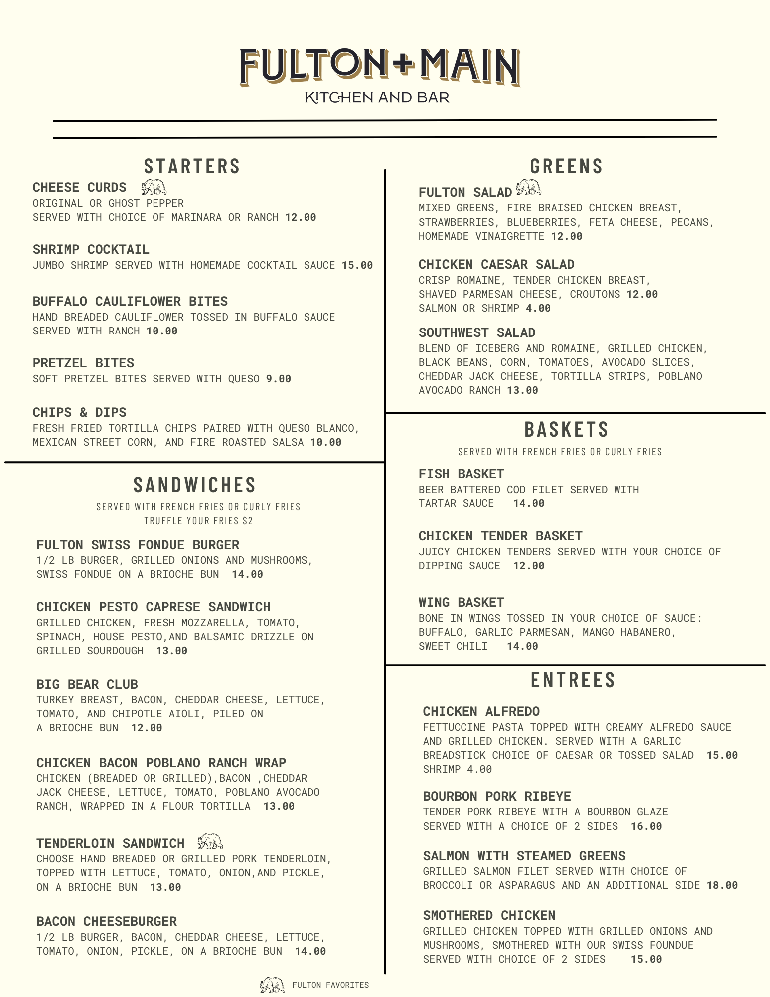 Eat — Fulton & main