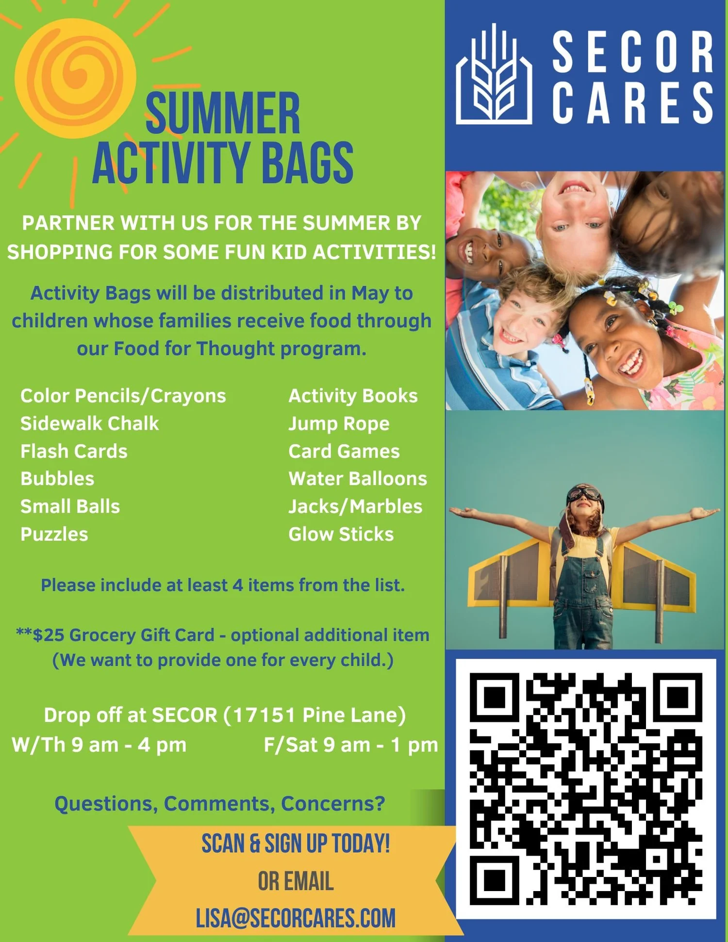 Donate — SECOR Cares