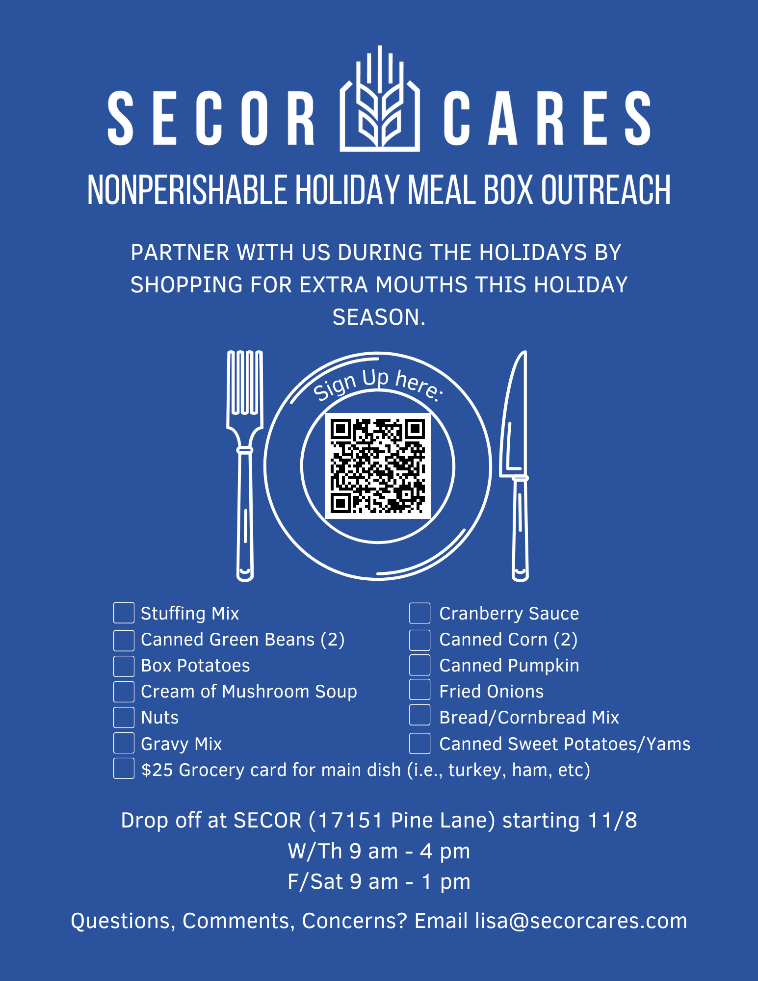 Christmas Outreach — SECOR Cares