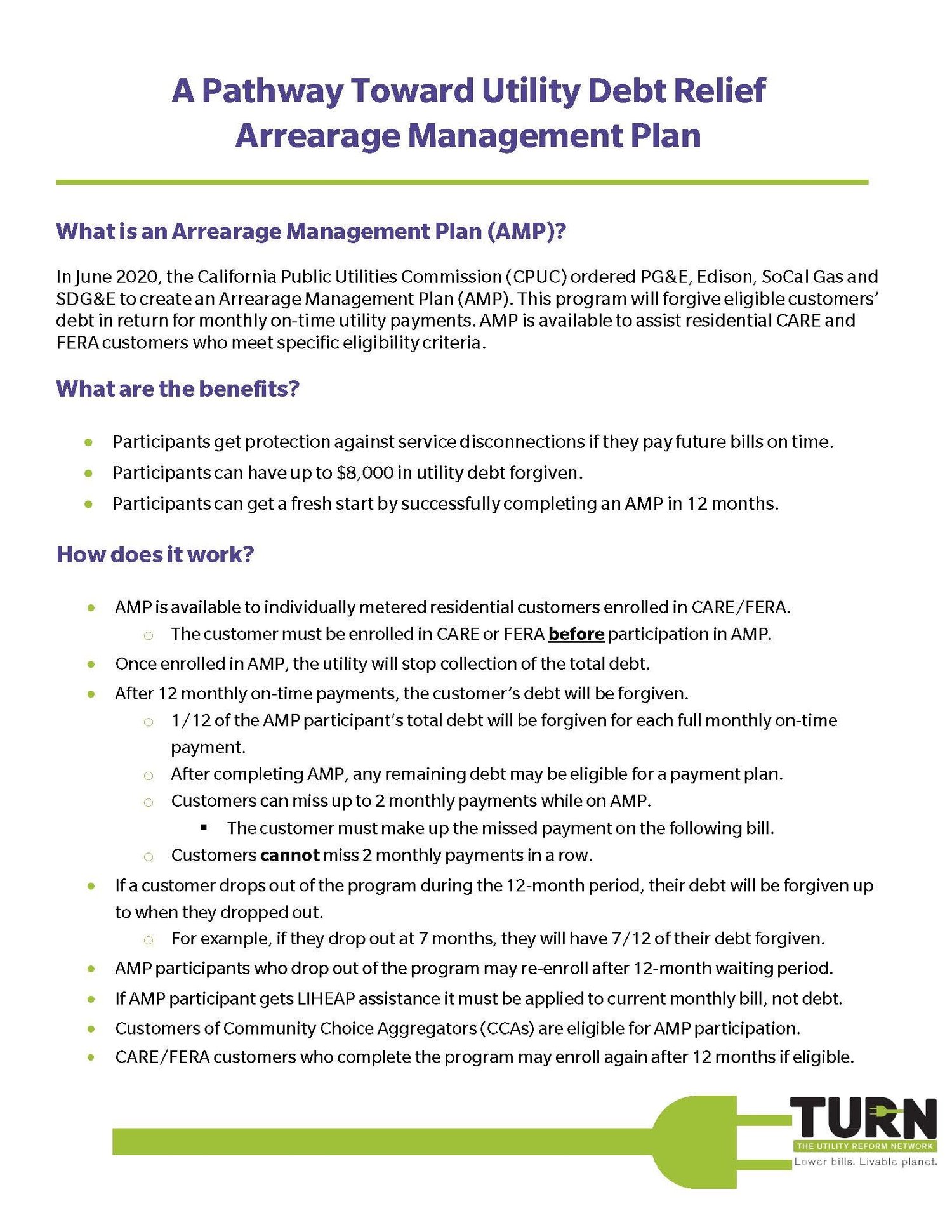 Reports, Manuals & Fact Sheets — TURN