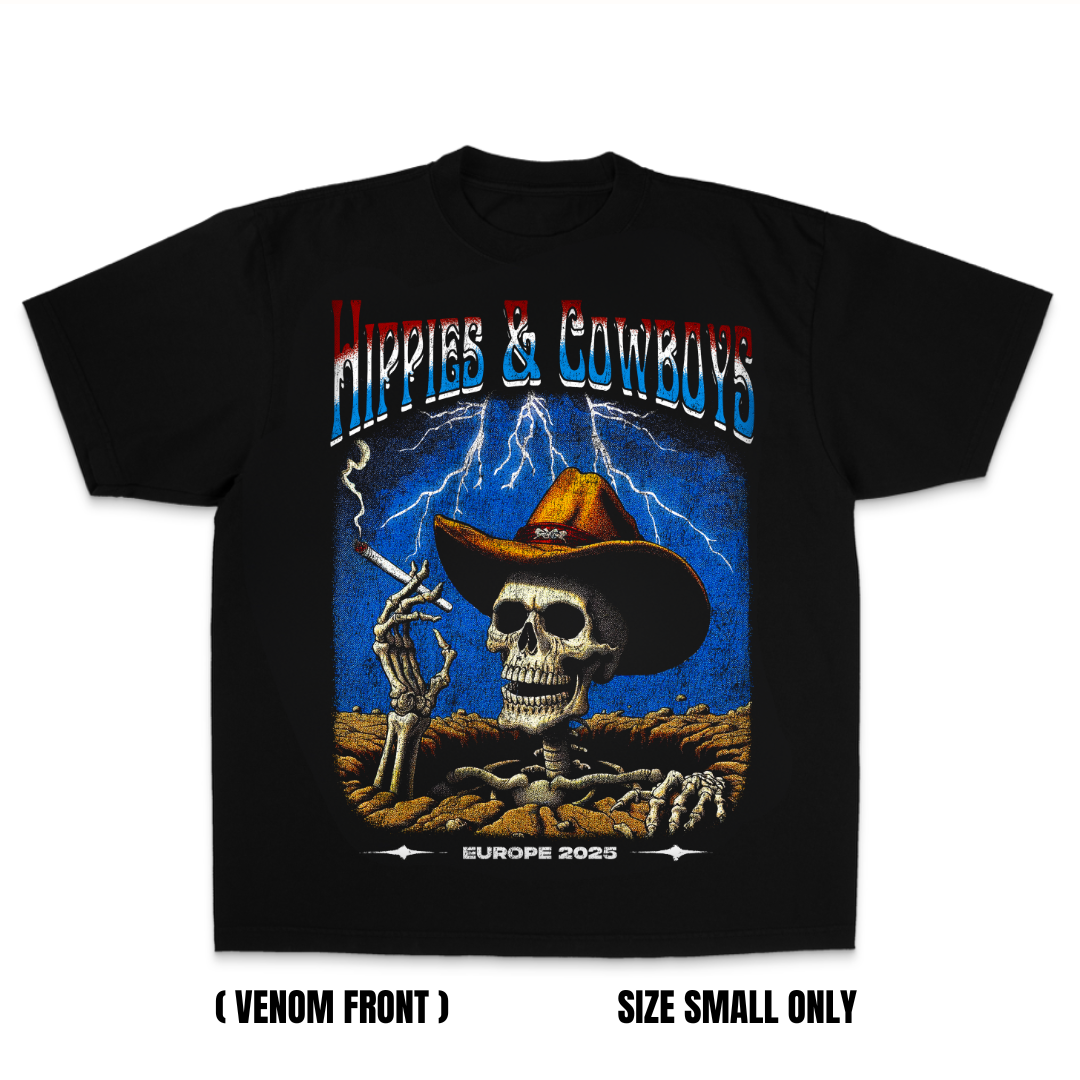 FREE EU/UK 2025 TOUR T-SHIRT — Hippies & Cowboys