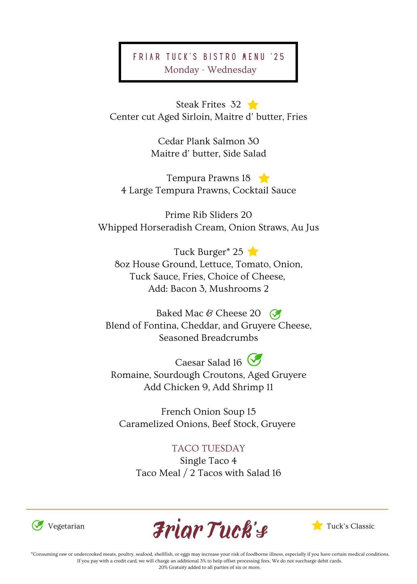 Friar Tuck's restaurant & Bar —Raise Your Spirits at Friar Tuck's ...