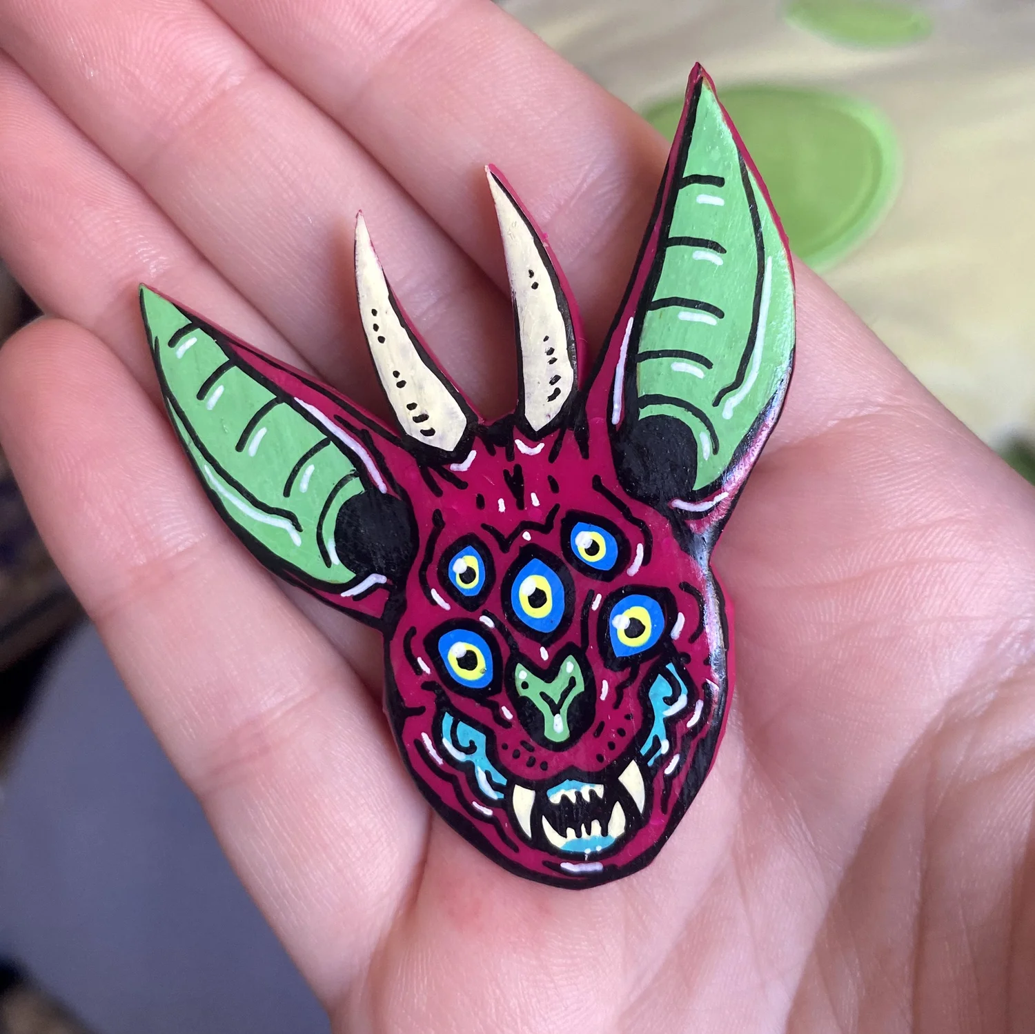 Beast of the Underworld Pin — Hannah Comstock