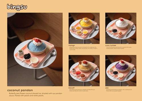 menu — bing chillin