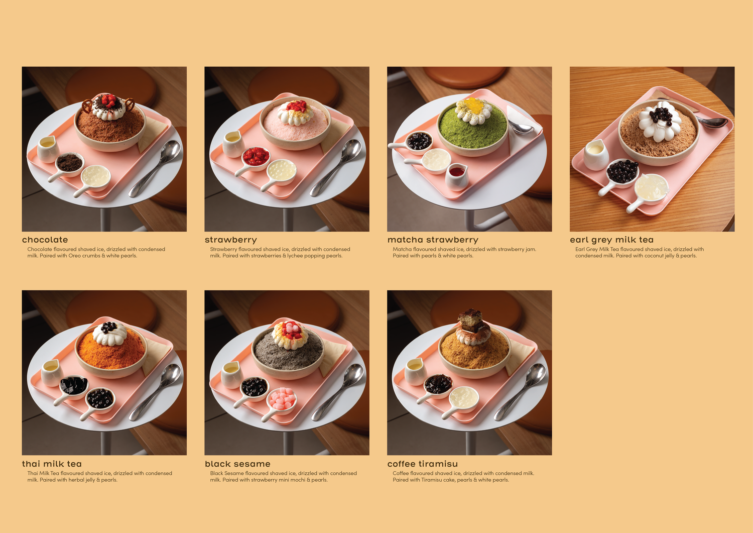 menu — bing chillin