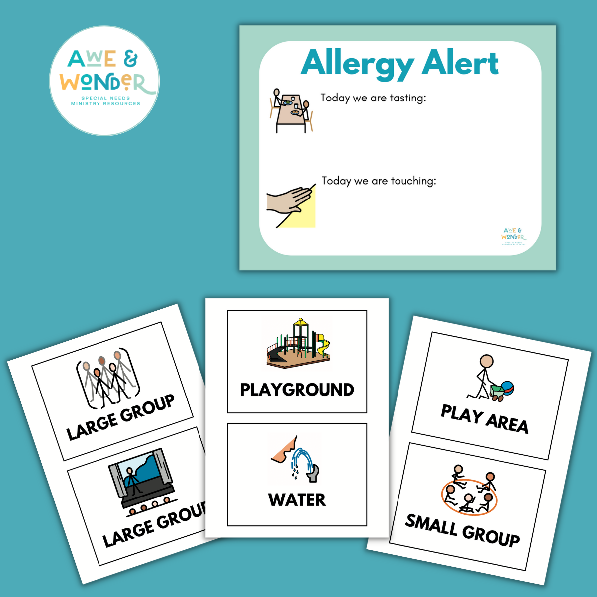 Children's Ministry Visual Schedule — Awe & Wonder | Special Needs ...