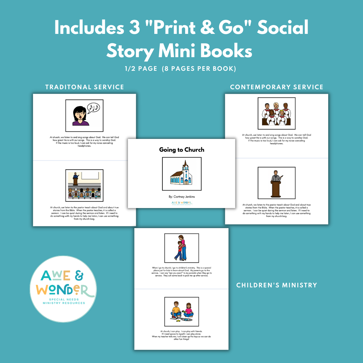 Social Stories — Store — Awe & Wonder | Special Needs Ministry Resources
