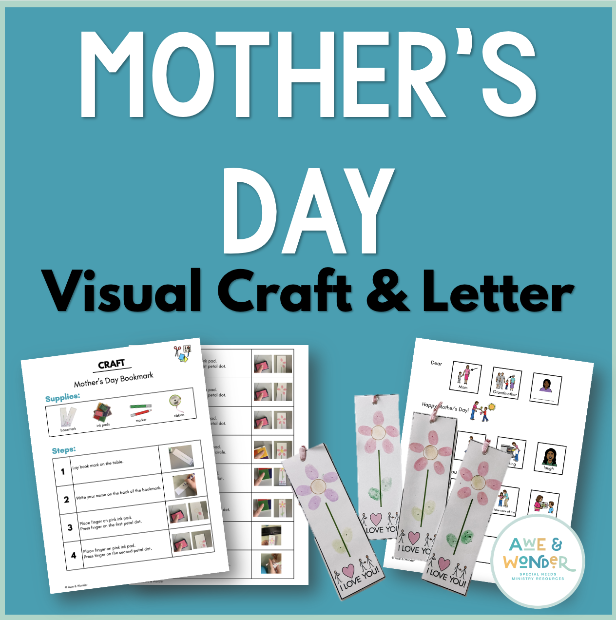 Visual Craft for Mother's Day — Awe & Wonder | Special Needs Ministry ...
