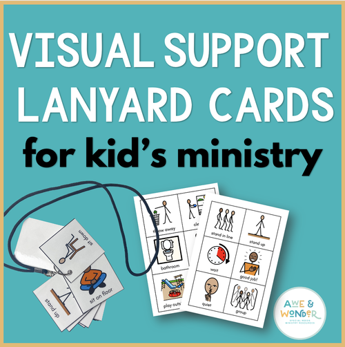 Children's Ministry Visual Schedule — Awe & Wonder | Special Needs ...