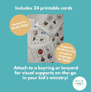 Children's Ministry Visual Schedule — Awe & Wonder | Special Needs ...