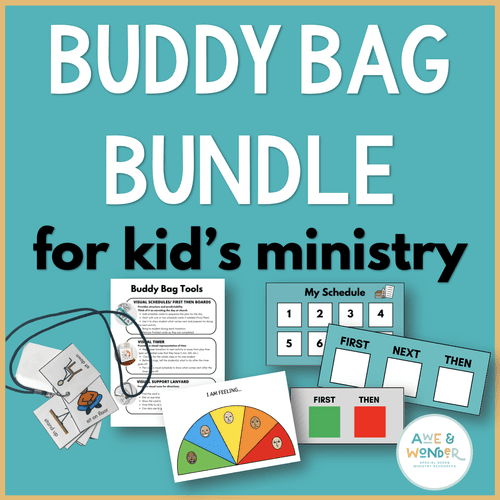 Children's Ministry Visual Schedule — Awe & Wonder | Special Needs ...
