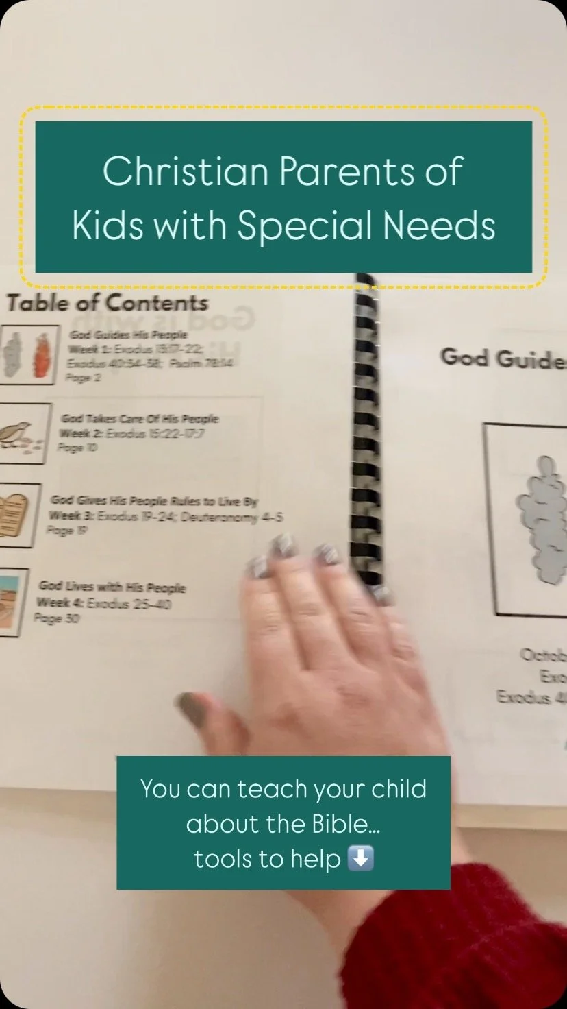Children's Ministry Visual Schedule — Awe & Wonder | Special Needs ...