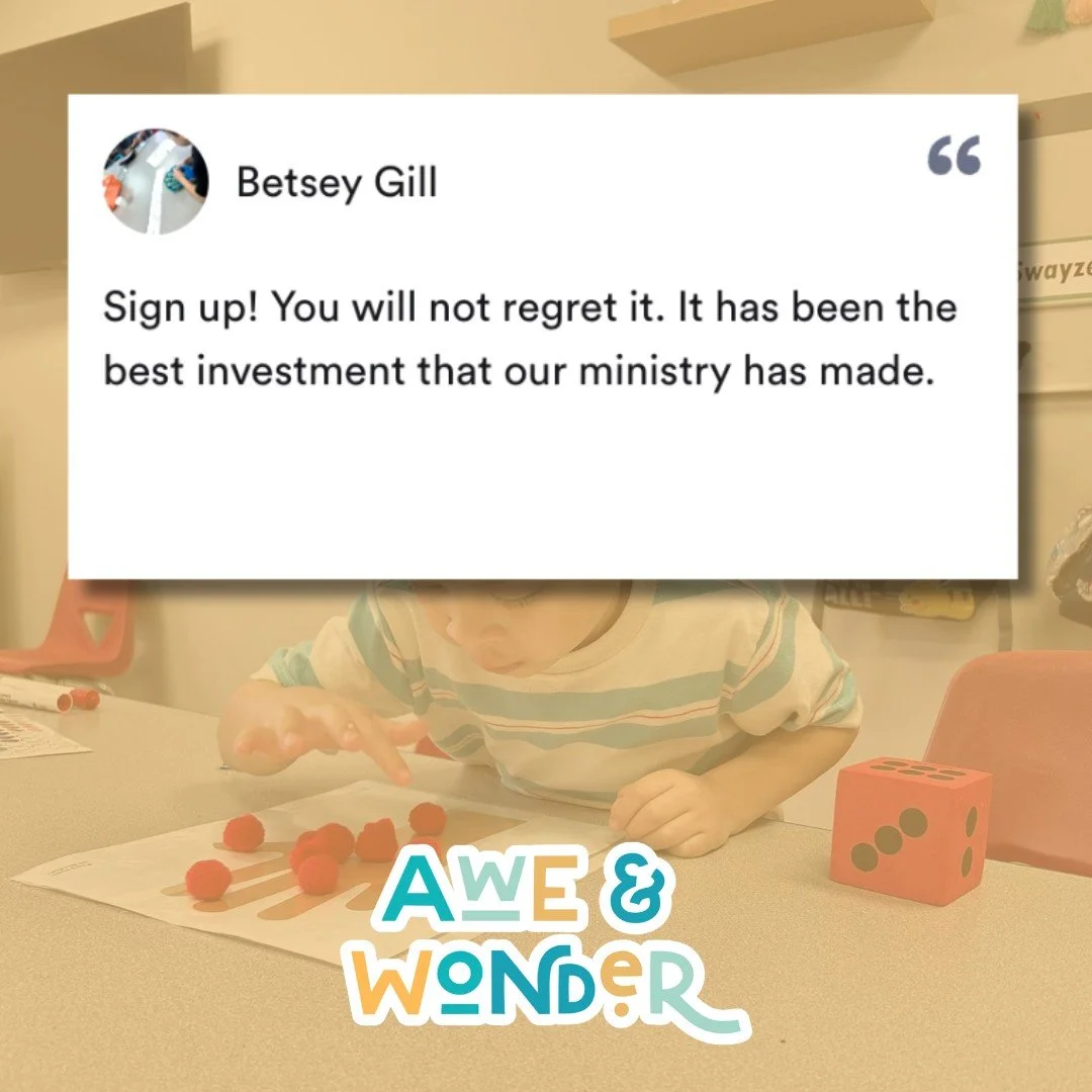 Children's Ministry Visual Schedule — Awe & Wonder | Special Needs ...