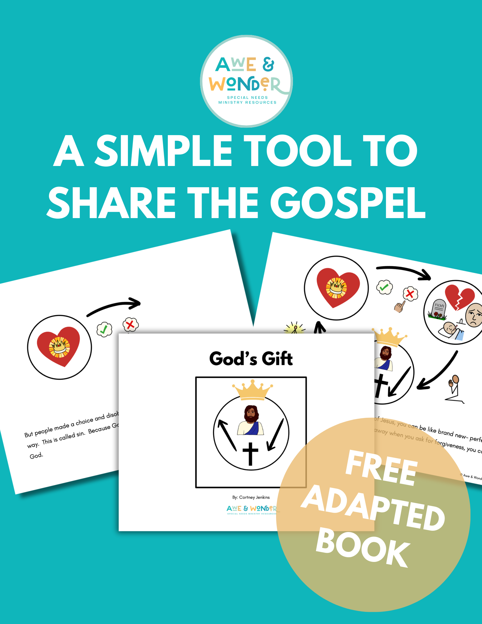 Free Resource: Sharing the Gospel — Awe & Wonder | Special Needs ...