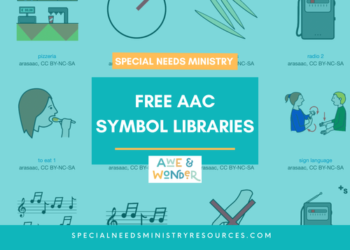 Free AAC Symbol Library — Awe & Wonder | Special Needs Ministry Resources