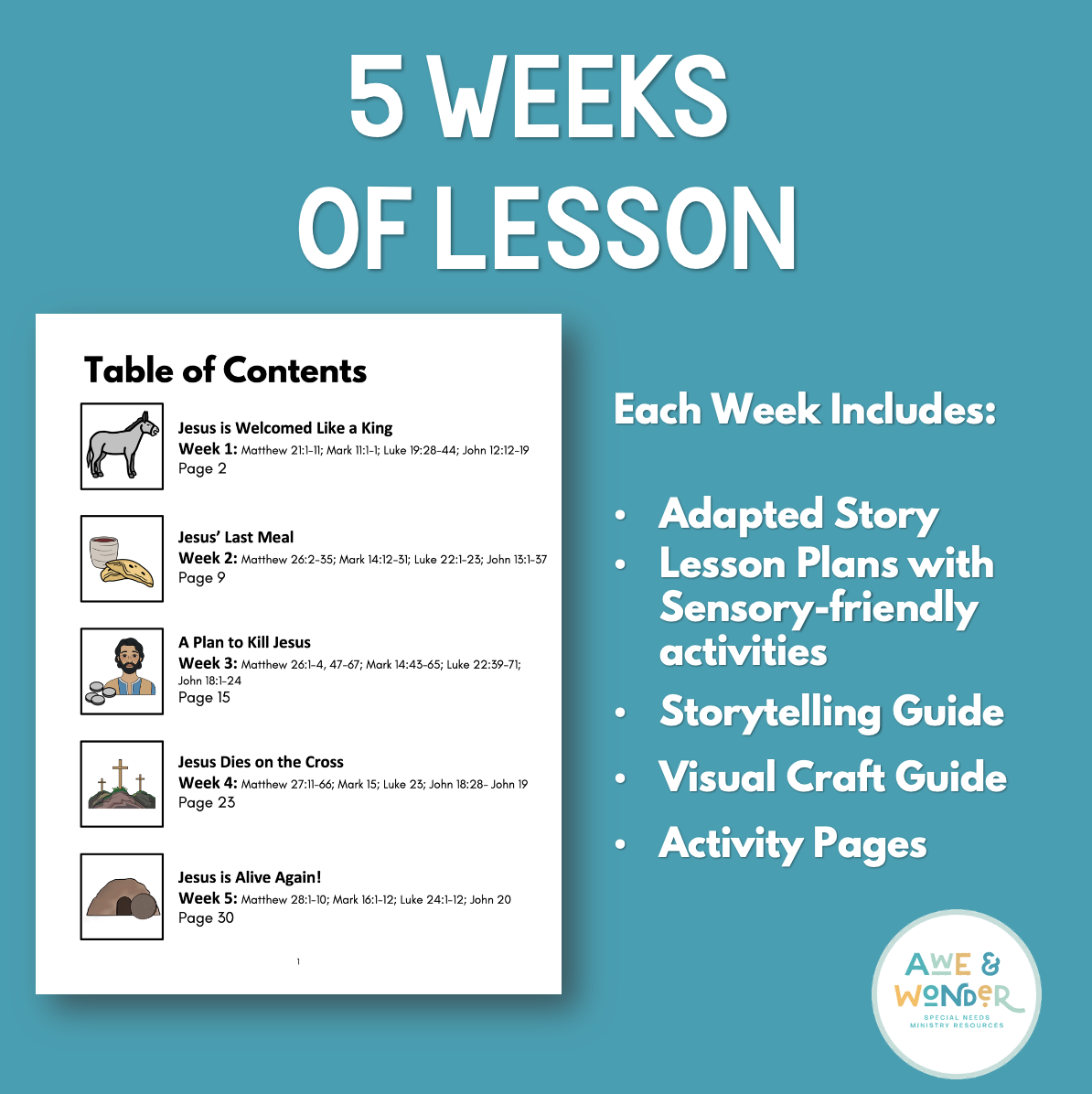 Store — Awe & Wonder | Special Needs Ministry Resources