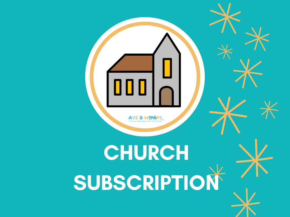 Special Needs Ministry Curriculum — Awe & Wonder | Special Needs ...