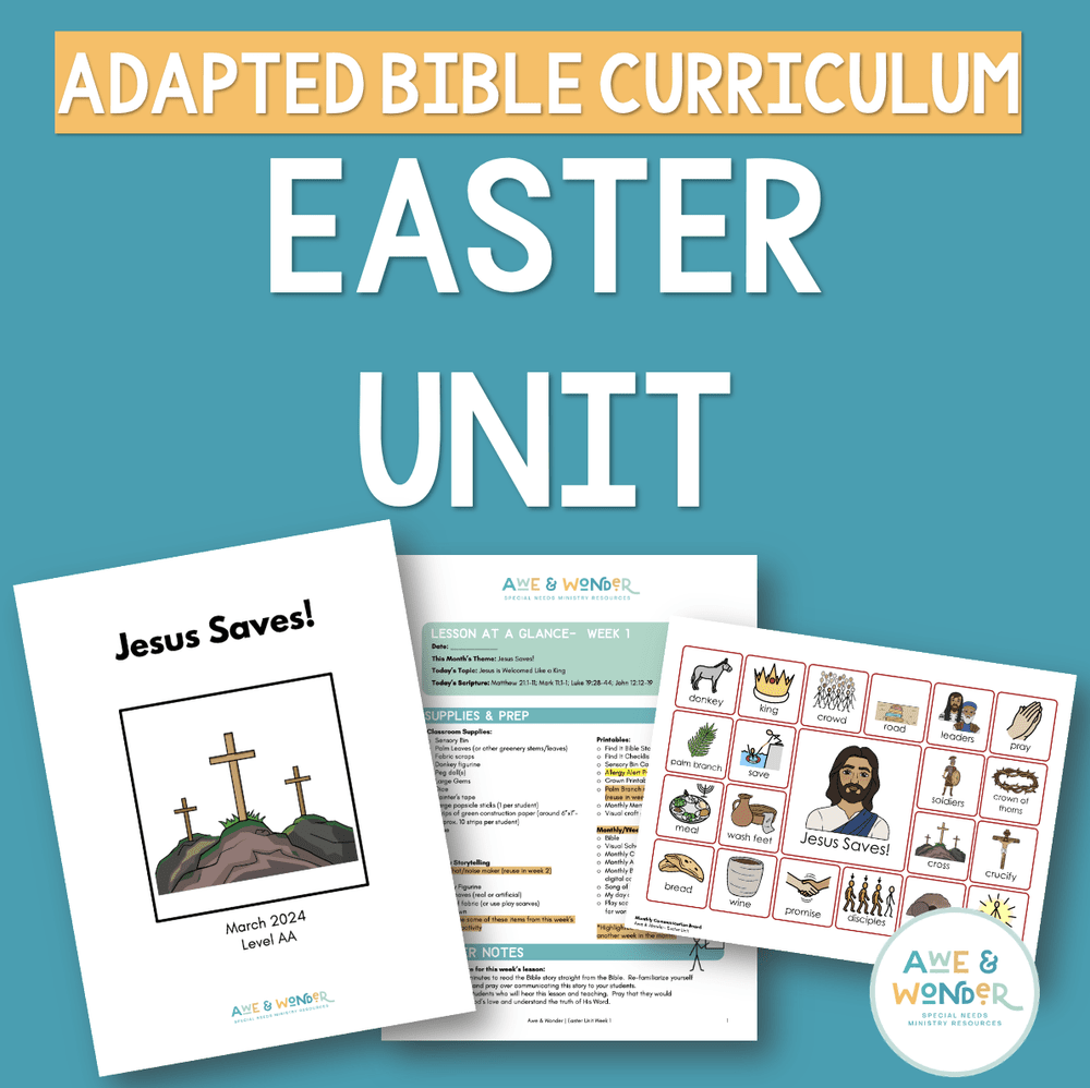 Baptism Resource Kit — Awe & Wonder | Special Needs Ministry Resources